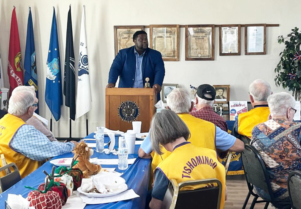 MSC VP Jones speaks to Lions Club - Johnston County Sentinel