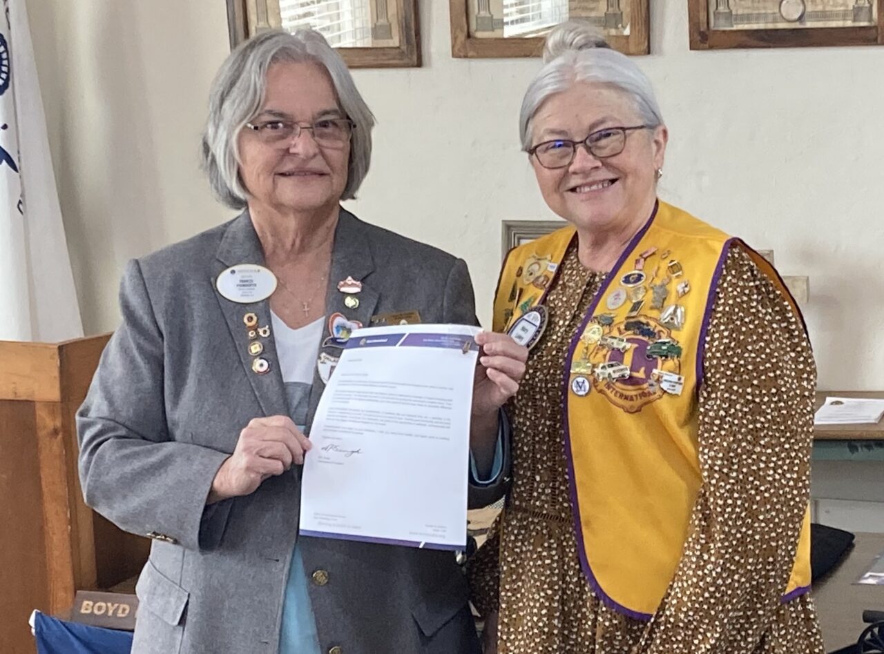 Lokeys honored at Lions Club - Johnston County Sentinel