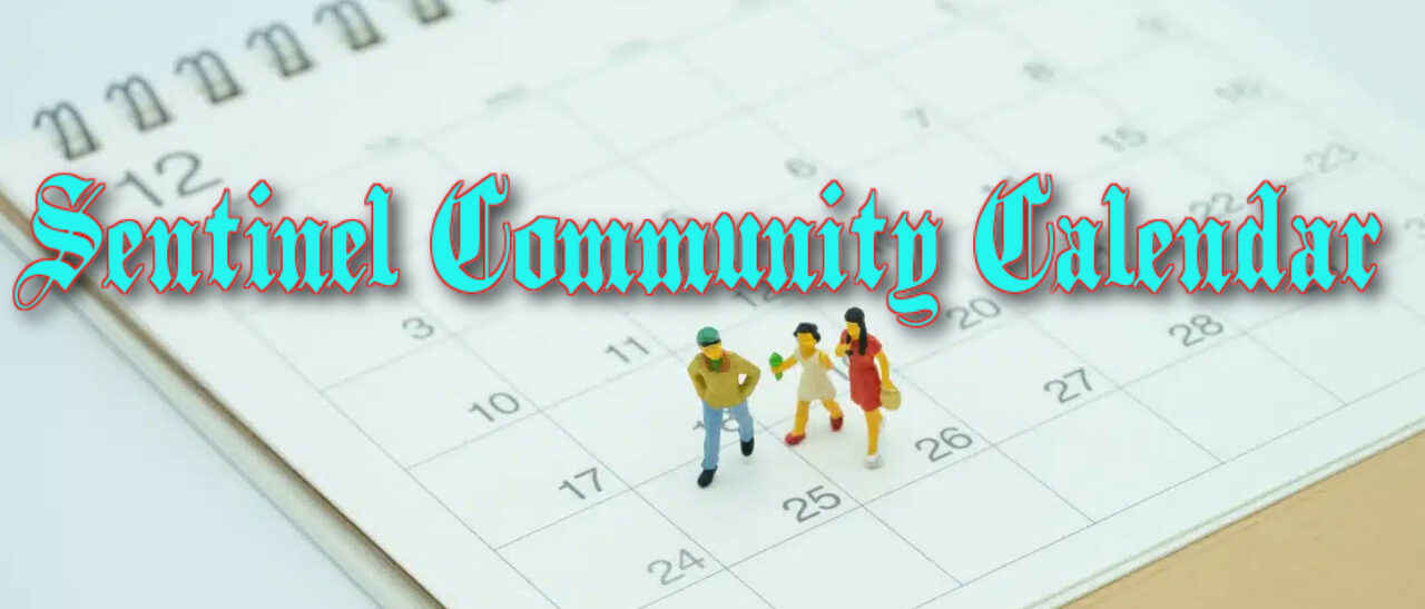 Community Calendar - April 16 2026 Edition - Johnston County Sentinel
